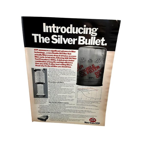 Vintage | Other | 976 Stp Silver Bullet Oil Filter Ford Pinto Wagon ...